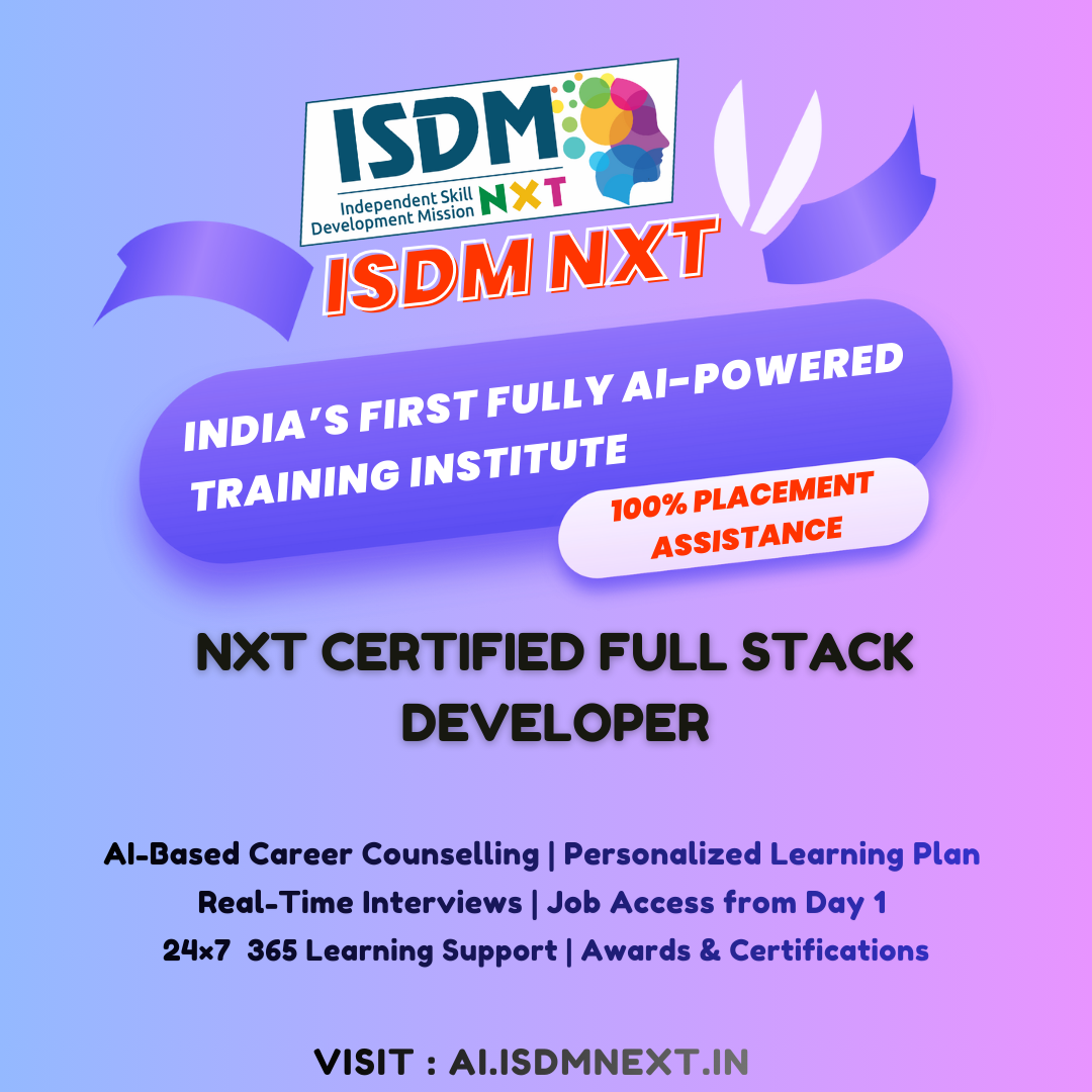 Courses - ISDM - Independent Skill Development Mission